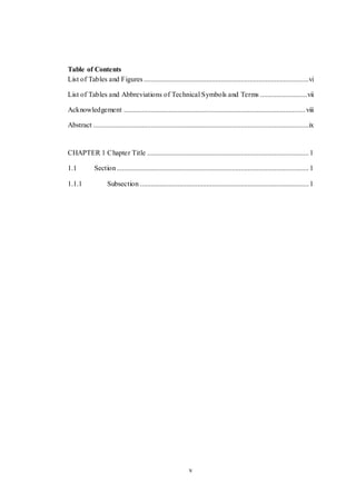Project thesis template-1 | PDF