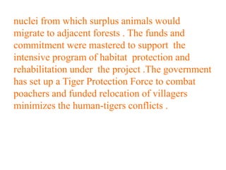 Project tiger | PPTX