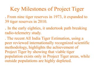 Project tiger | PPTX
