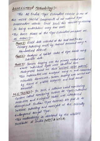 Project Tiger: A brief introduction about project Tiger | PDF