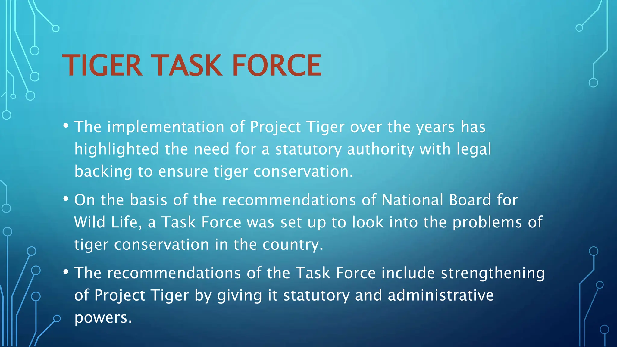 Project Tiger - a project of Indian government | PPTX