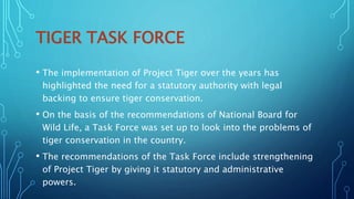Project Tiger - a project of Indian government | PPTX