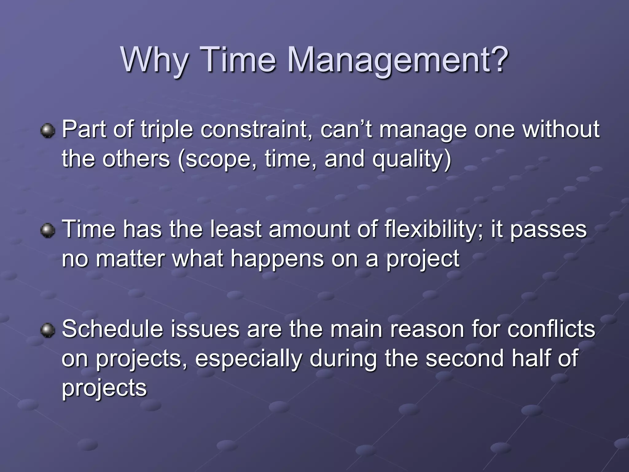 Project Time Management ICTI.ppt | Homework and Study | Education