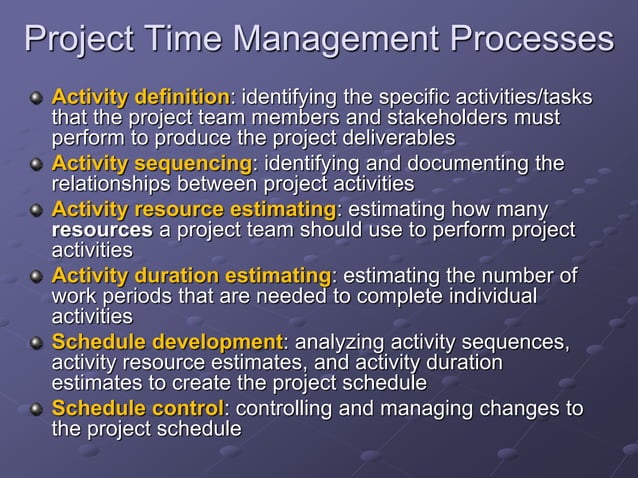 Project Time Management ICTI.ppt