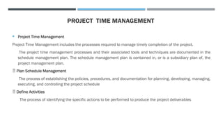 Project Time Management Lecture Six.pptx
