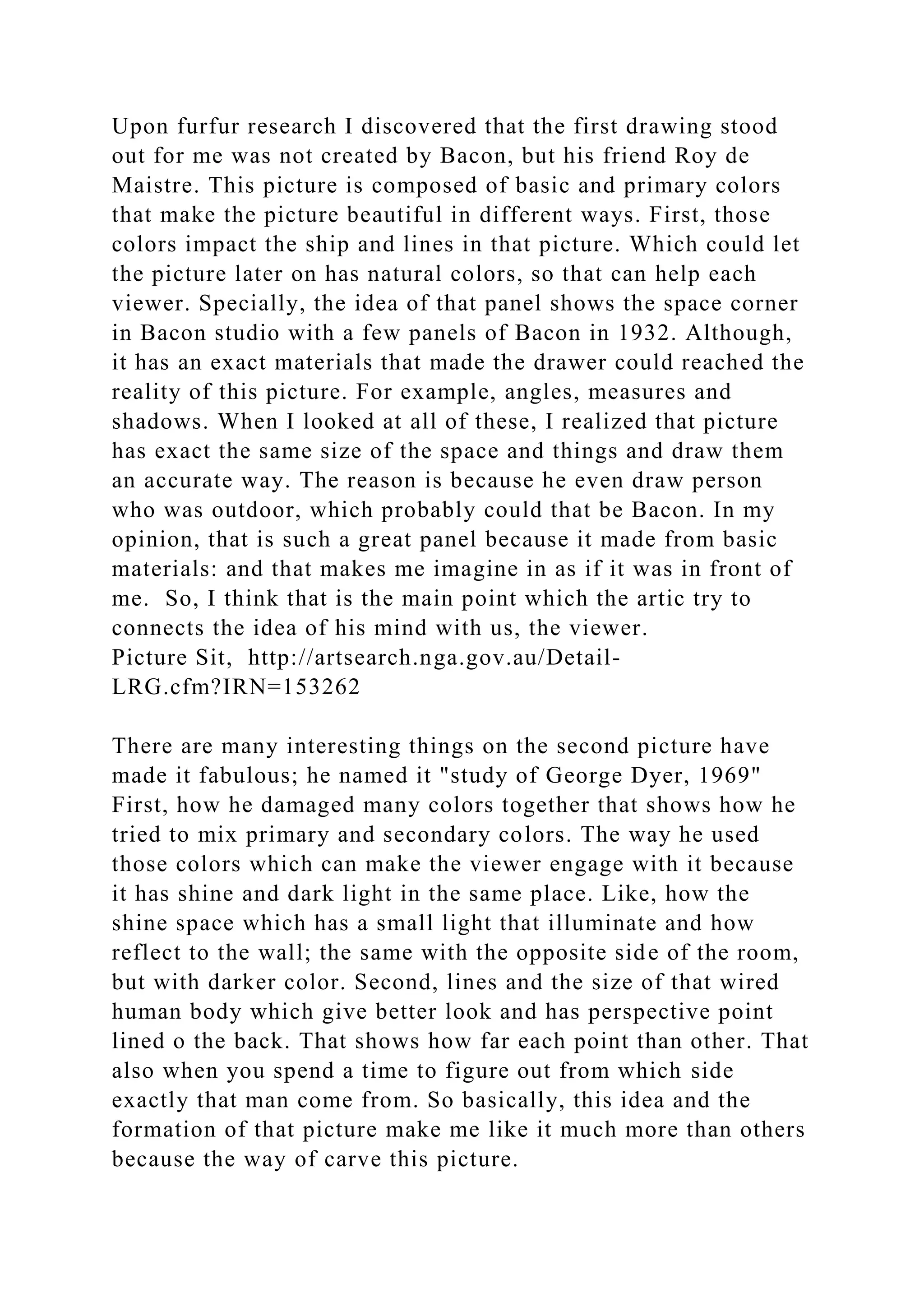 Project TitleArtist Report and Presentation on an artist or.docx
