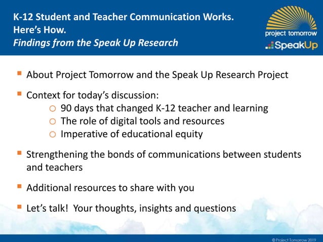 K-12 Student and Teacher Communication Works. Here’s How. | PPT