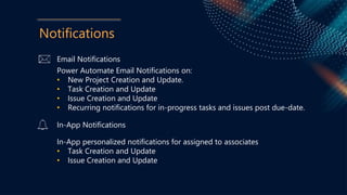 Project Tracker App - Model Driven Apps | PPTX