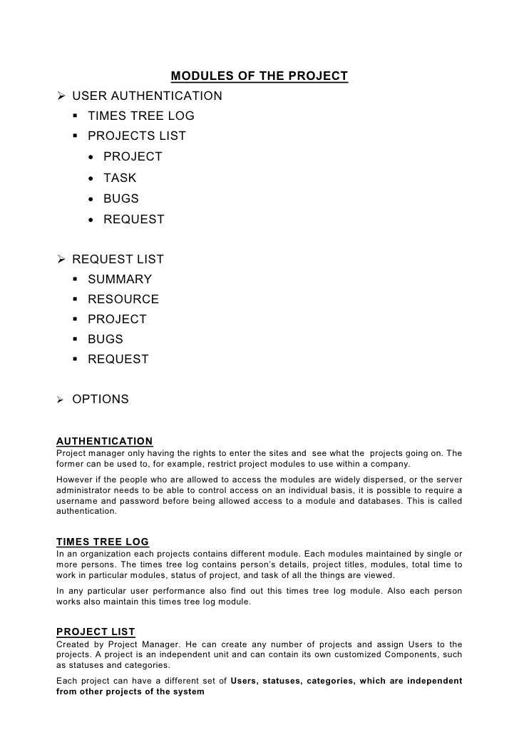 Project Tracking System | PDF