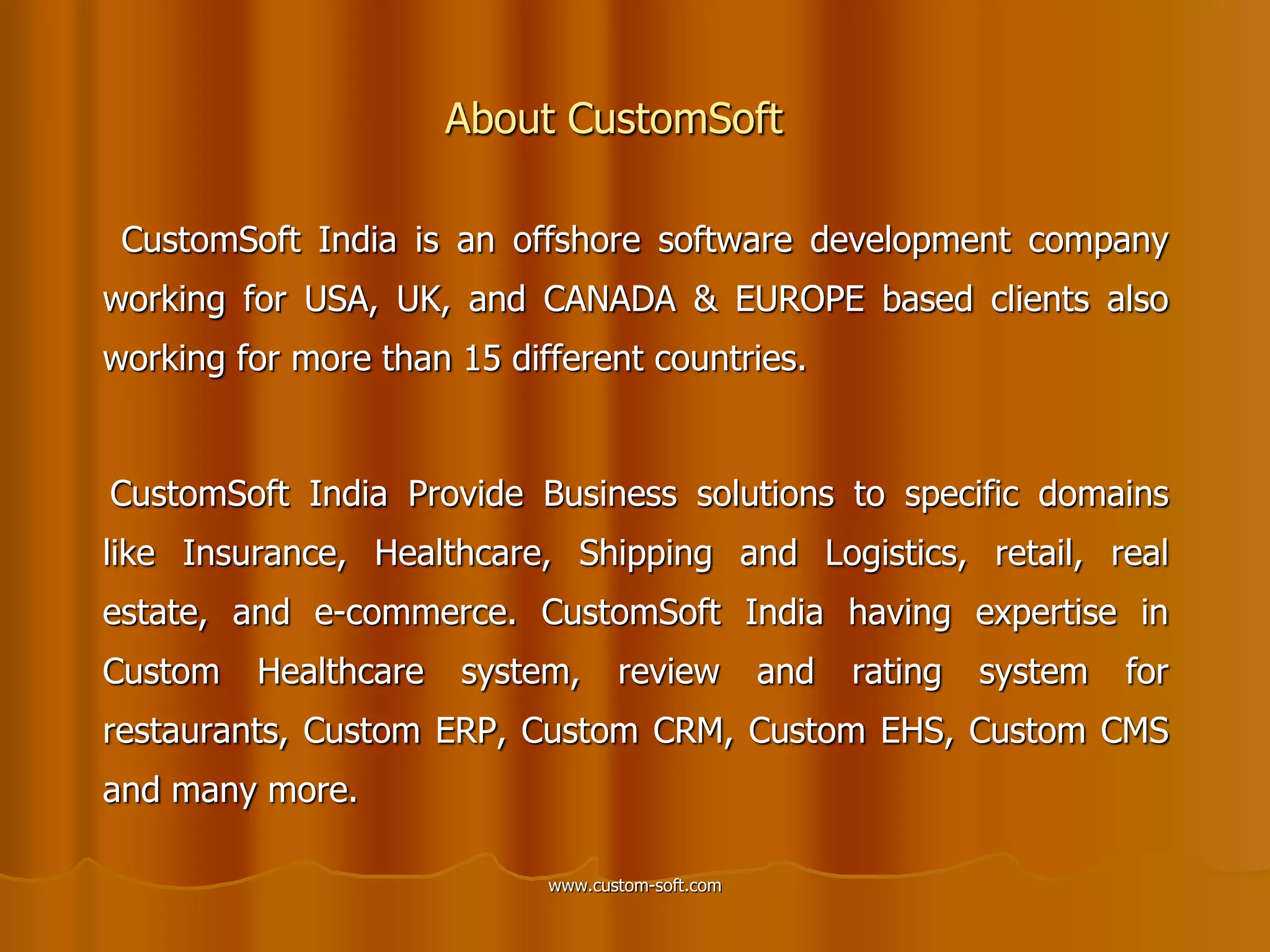 Project tracking system by customsoft | PPTX | Technology & Computing