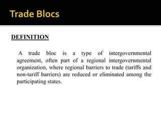 Project Trade Blocs | PPTX