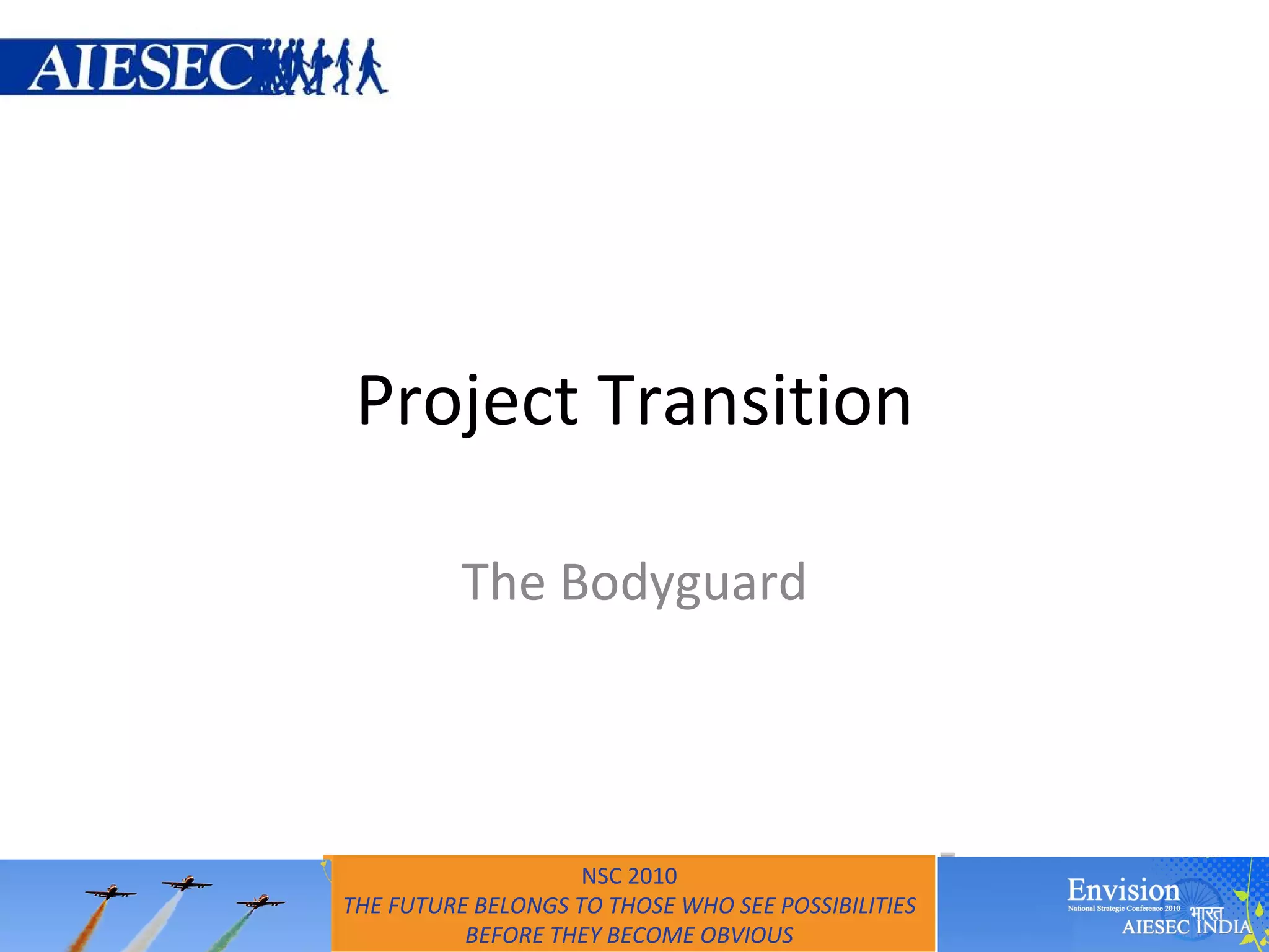 Project transition | PPT
