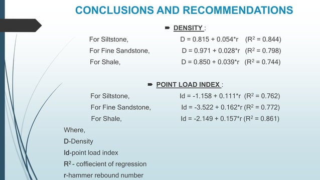 Schmidt's Hammer Rebound Value Analysis for finding Uniaxial ...