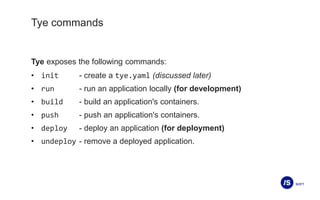 "Project Tye to Tie .NET Microservices", Oleg Karasik | PPT