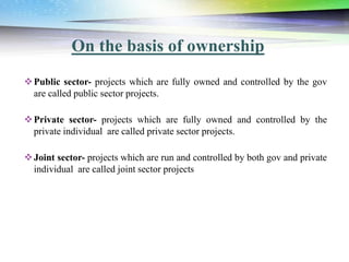 Types of project | PPTX