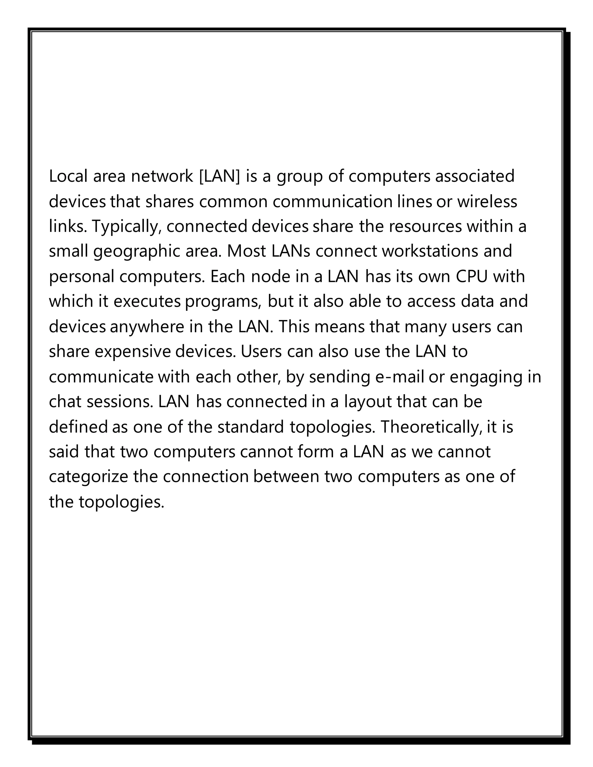 Types Of Networks | PDF