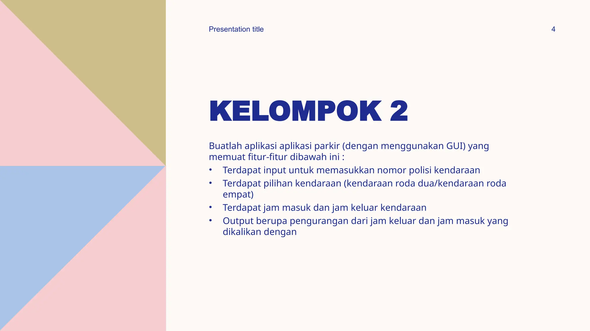 Project UAS Pemrograman Berorientasi Objek | PPTX