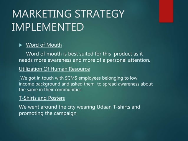 Project udaan- An SCMS Initiative | PPT