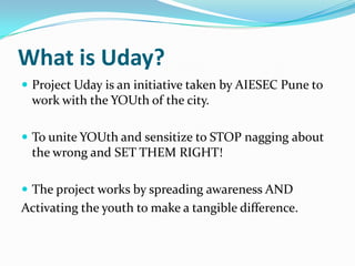 Project uday | PPTX