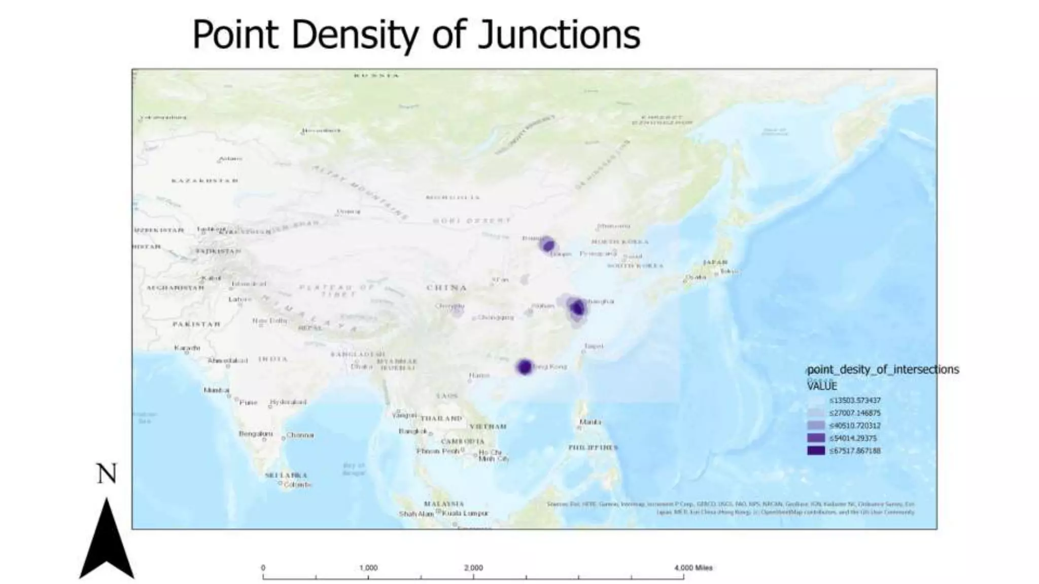 Mapping Density, clustering and spatial distributions in China | PPTX