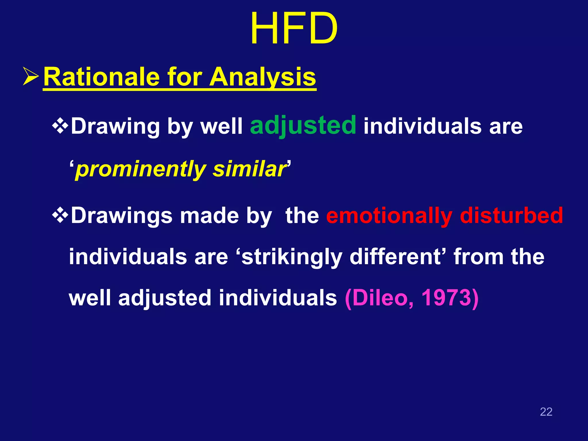 Protective Test - HFD- Personality Analysis | PPT
