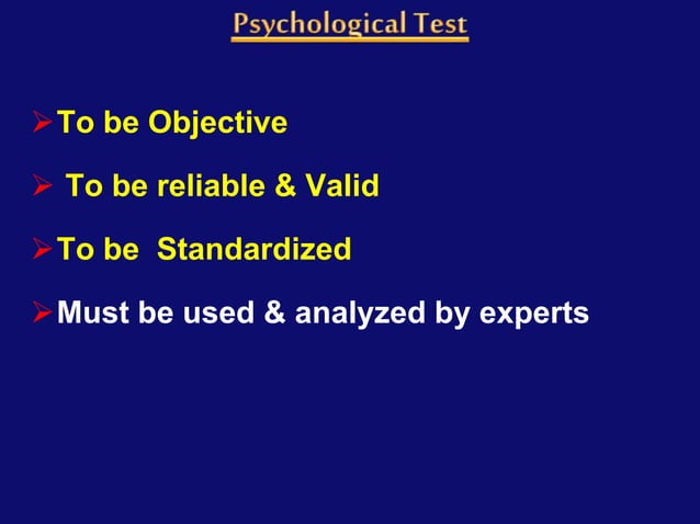 Protective Test - HFD- Personality Analysis | PPT