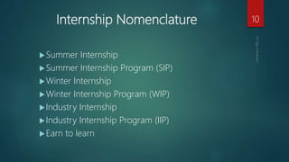 Project vs internship | PPTX