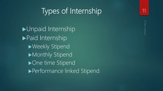 Project vs internship | PPTX