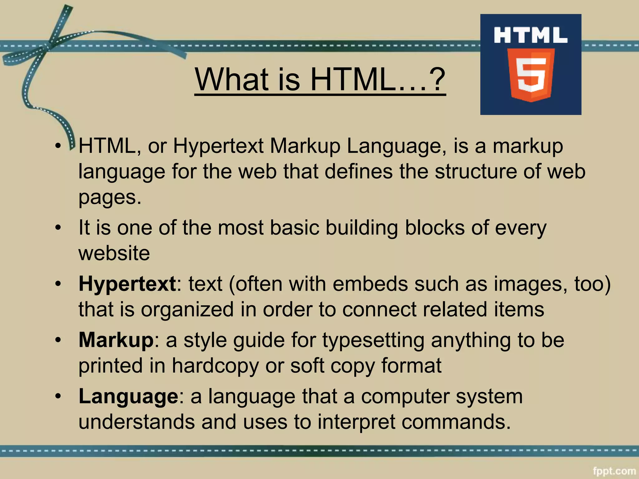 project web development | PPT