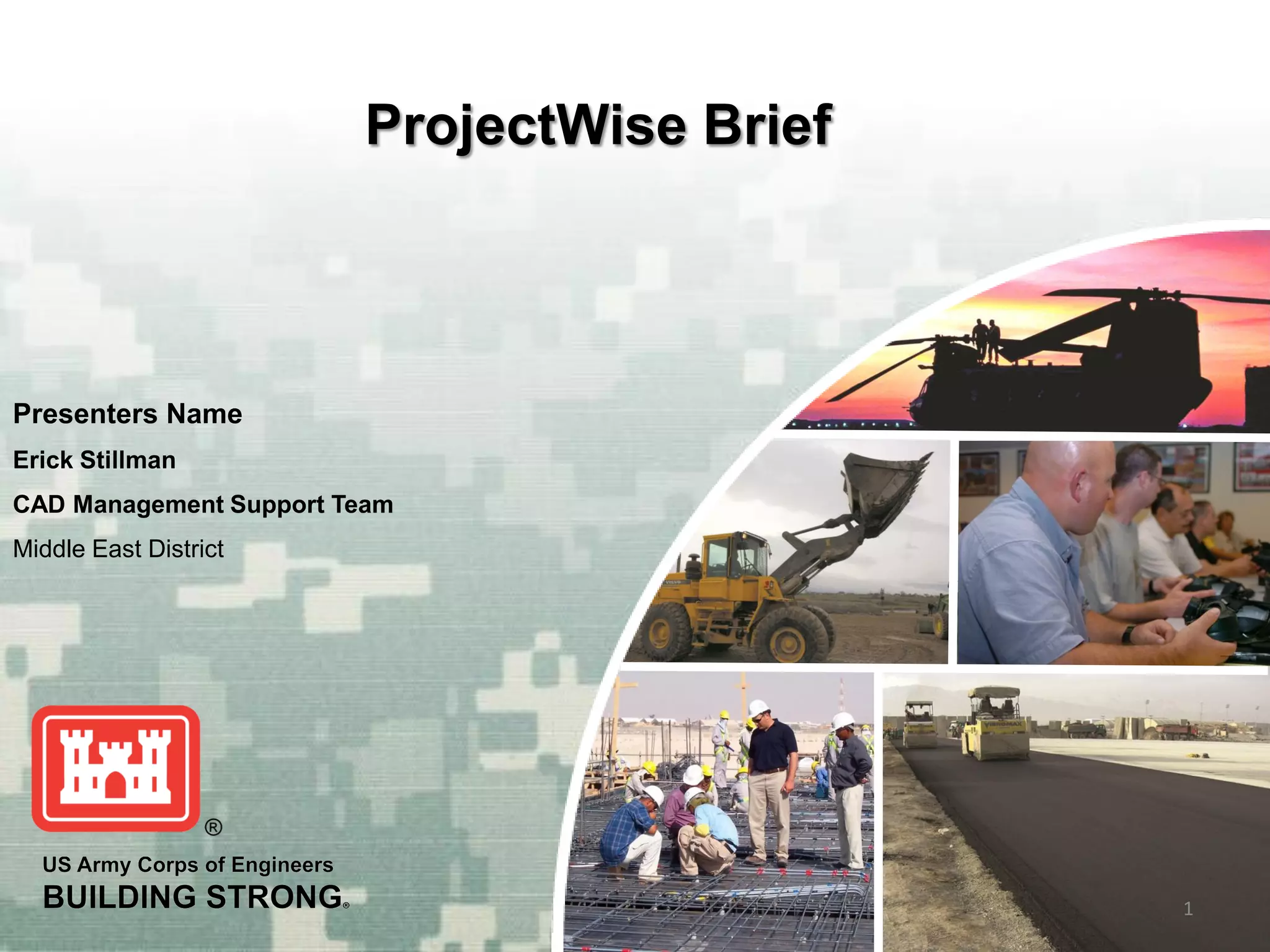 MED ProjectWise Brief by Erick Stillman 08 08 12 | PDF