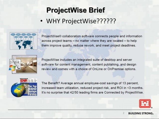 MED ProjectWise Brief by Erick Stillman 08 08 12 | PDF