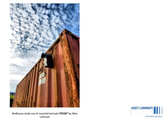 Project With Recycled Laminate Tefor® | PPTX