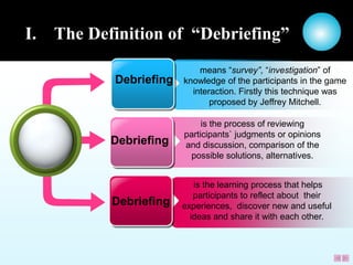 Debriefing | PPT
