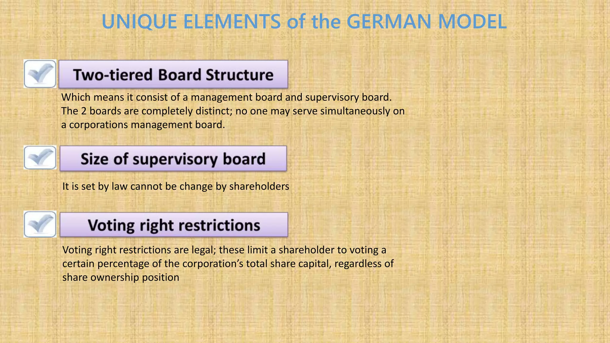 Two models of corporate Governance | PPTX