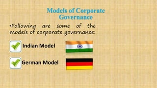 Two models of corporate Governance | PPTX