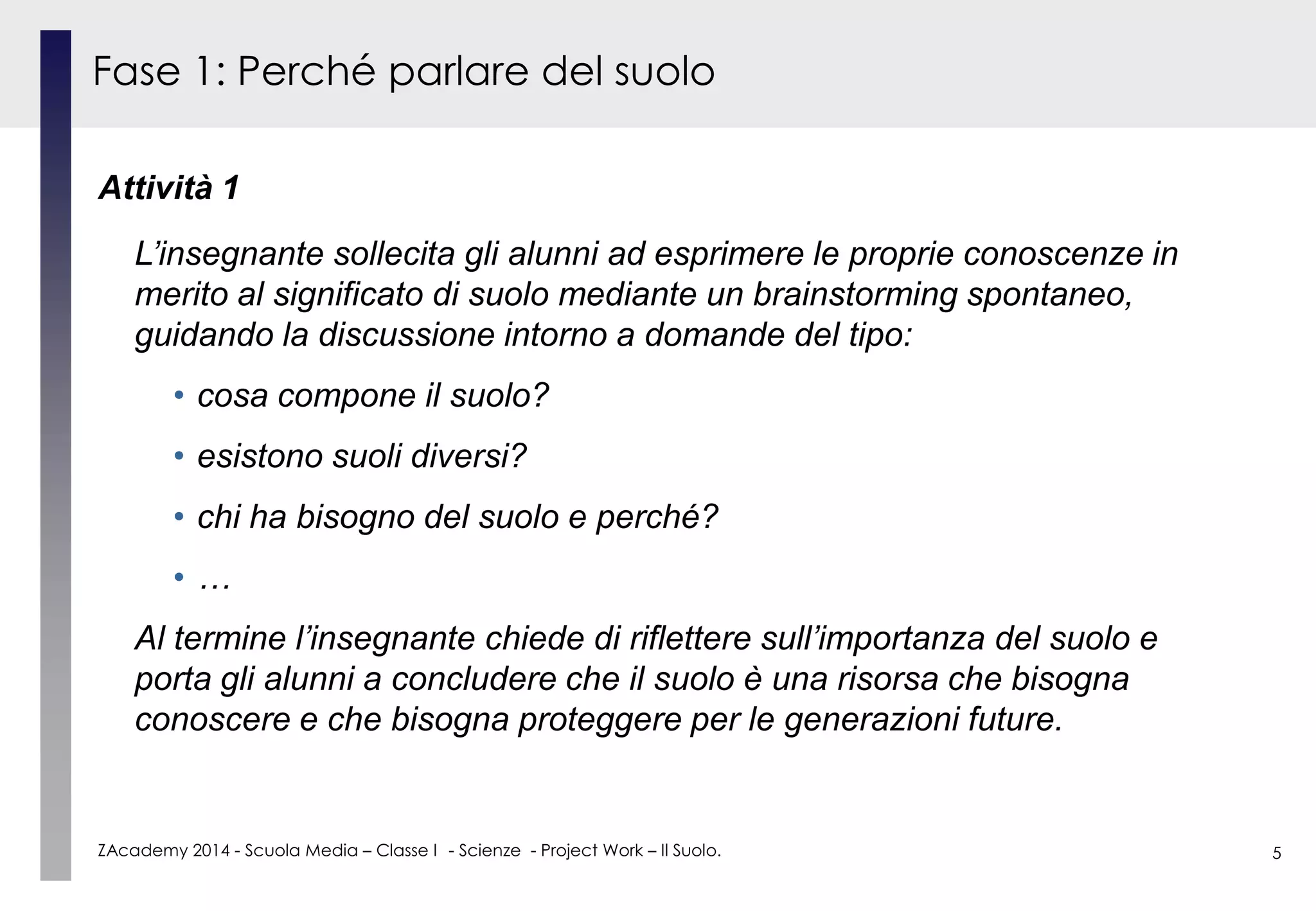 Projectwork il-suolo | PPT