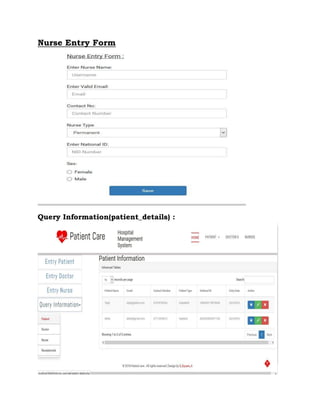 Hospital Management System (2nd Task) | PDF