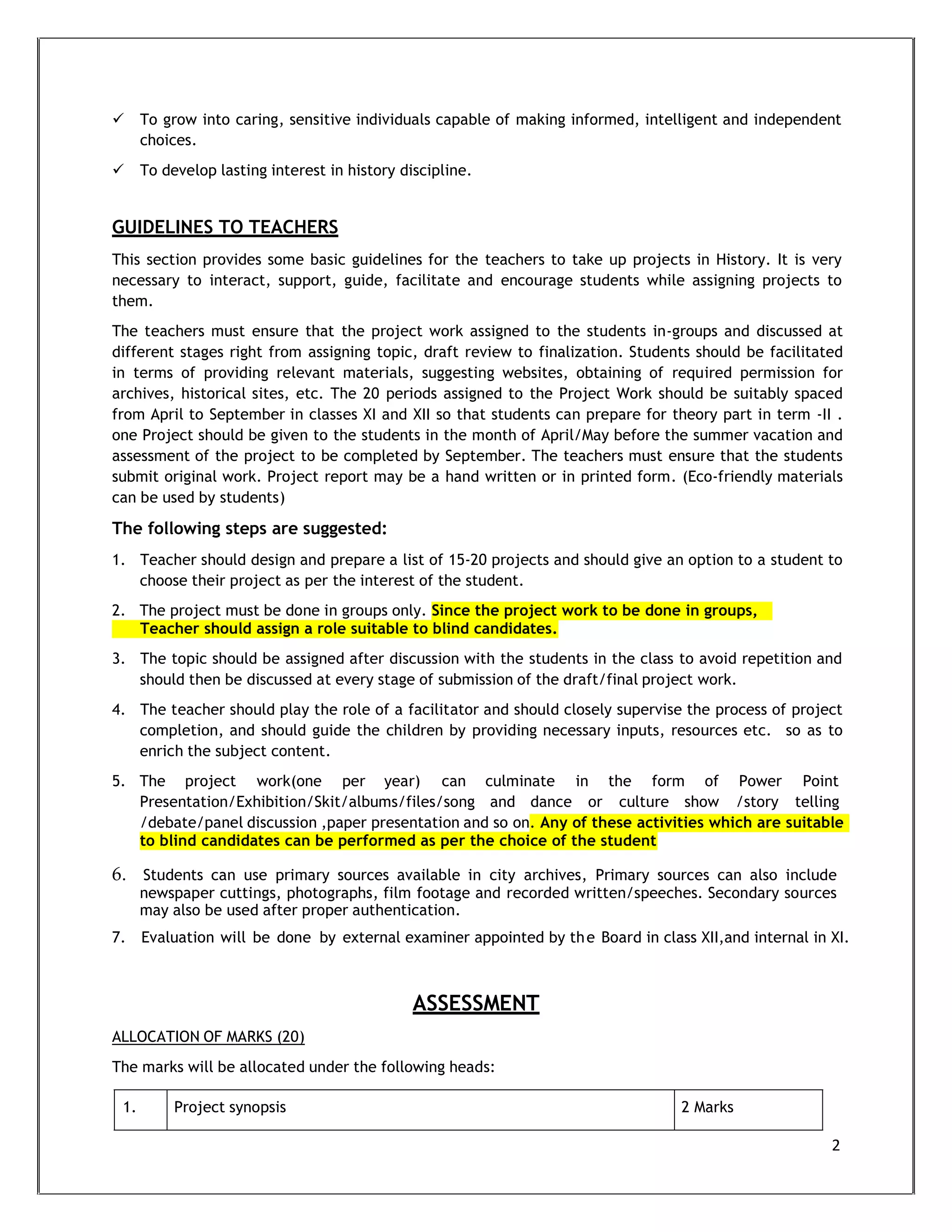 Project work history_xii_cbse | PDF