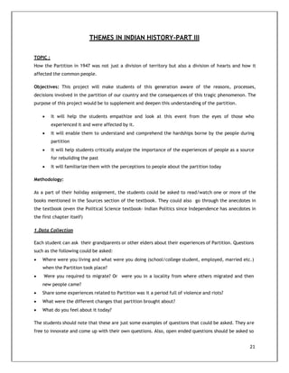 Project work history_xii_cbse | PDF