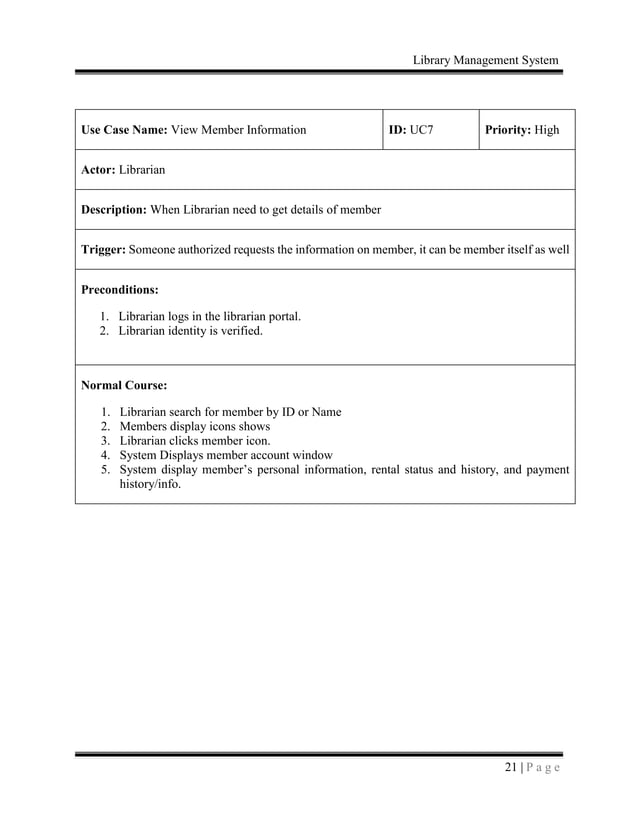 Library Management System SRS | PDF | Operating Systems | Computer ...