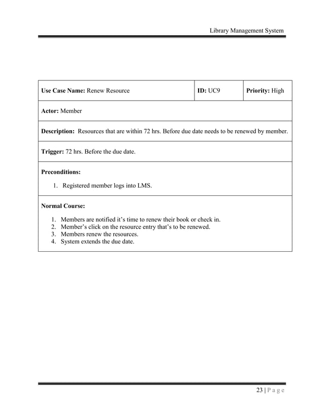 Library Management System SRS | PDF | Operating Systems | Computer ...