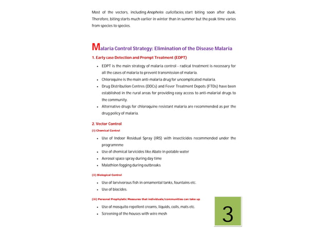 Project work malaria class 12_ HS biology project | PDF | Infectious Diseases | Diseases and ...