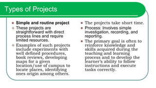 PROJECT WORK NLSC.- new curriculum 2024 | PDF