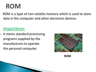 Components and Parts of Motherboard and their importance | PPTX