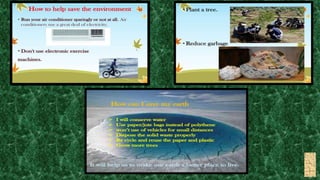 SAVE OUR EARTH | PPT