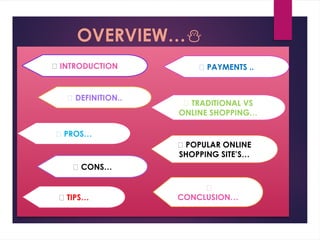 Project work on Online shopping . Information technology. | PPTX