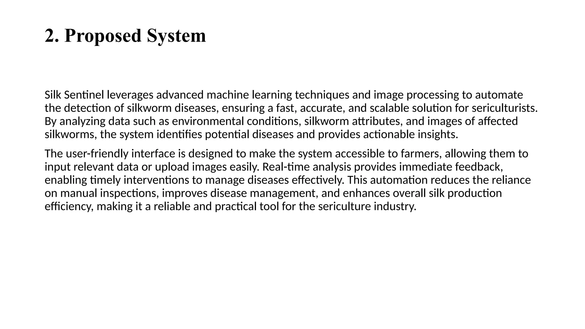 Silkworm Disease Detection -Major Project | PPTX