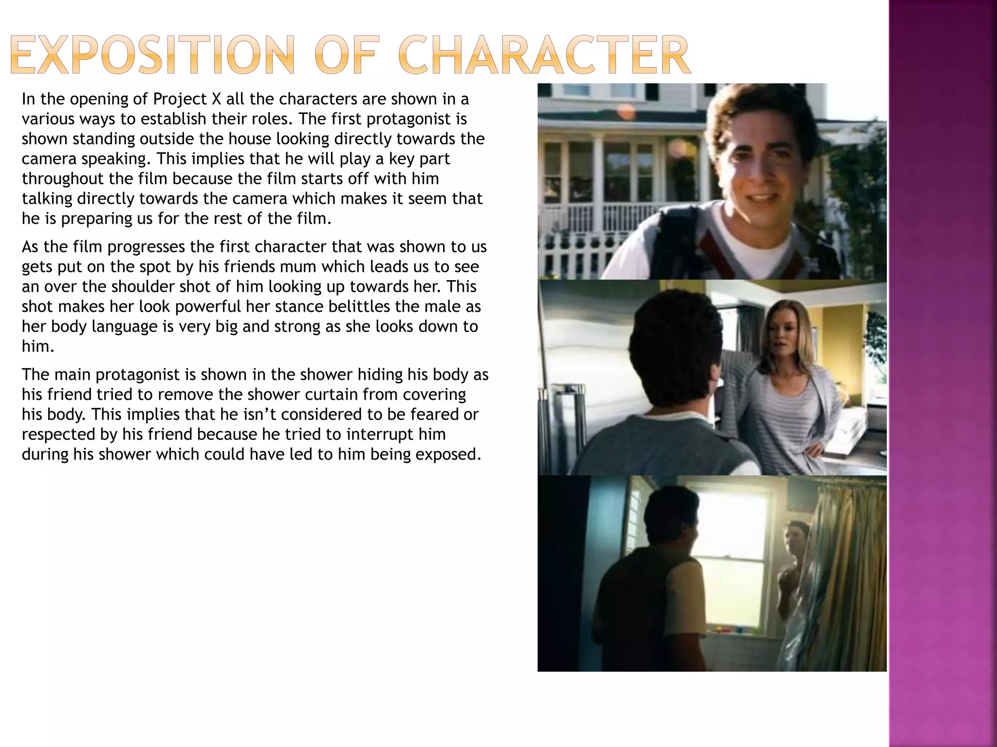 Project x - Film Analysis - Ashraf | PPTX