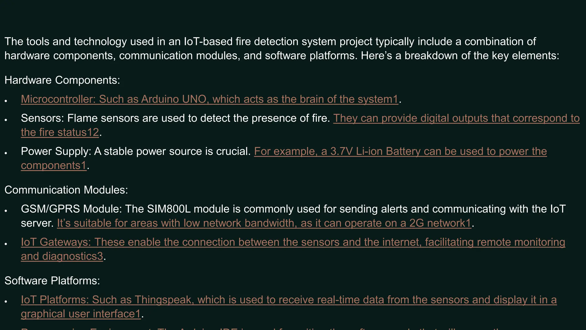 Iot Based Forest Fire Detected System Using Audino Pptx