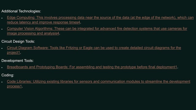 Iot based forest Fire detected system using audino | PPTX